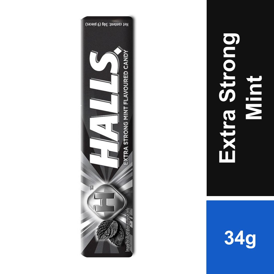 Halls Stick Candy Extra Strong 34g | Shopee Malaysia