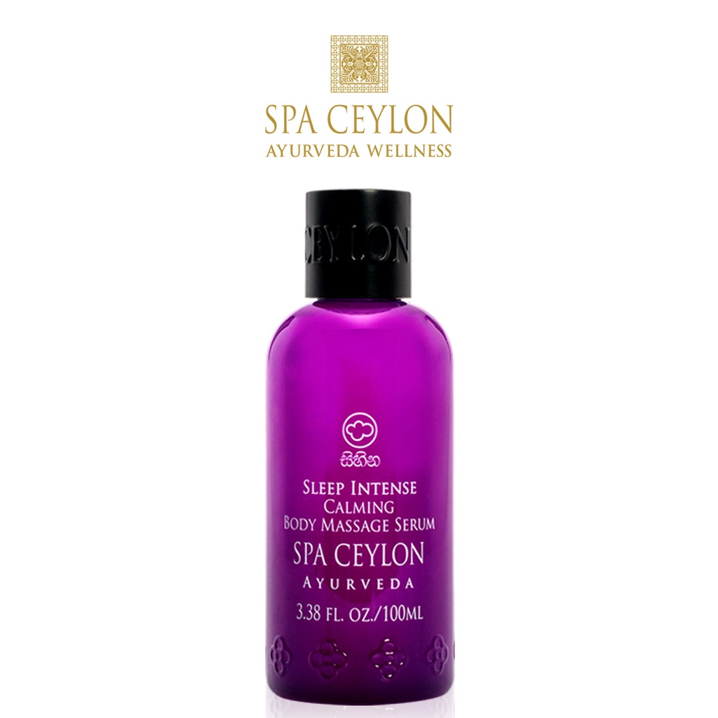 Spa Ceylon Ayurveda Sleep Intense Calming Body Massage Serum 100ml Shopee Malaysia