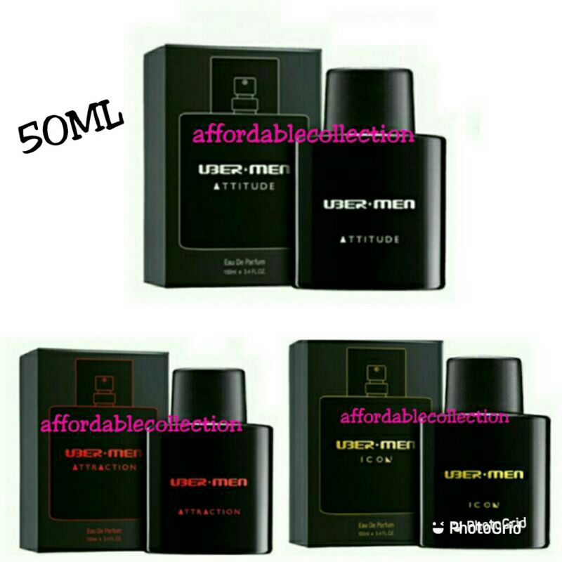 Uberman Attitude Attraction Icon EDP Men Perfume / Minyak Wangi Lelaki ...