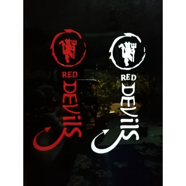 The Red Devil Sticker | Shopee Malaysia