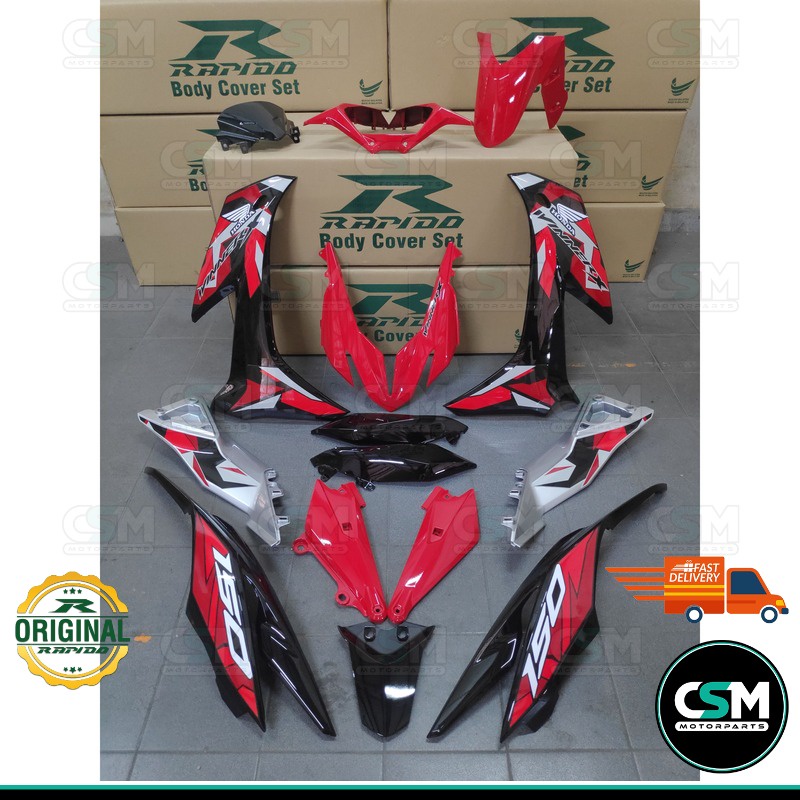 [READY STOCK] Coverset Bodyset Honda RSX RS-X Winner-X 150 (3) Trico ...