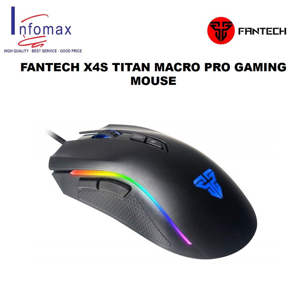 Fantech X4s Titan Macro Pro Gaming Mouse | Shopee Malaysia