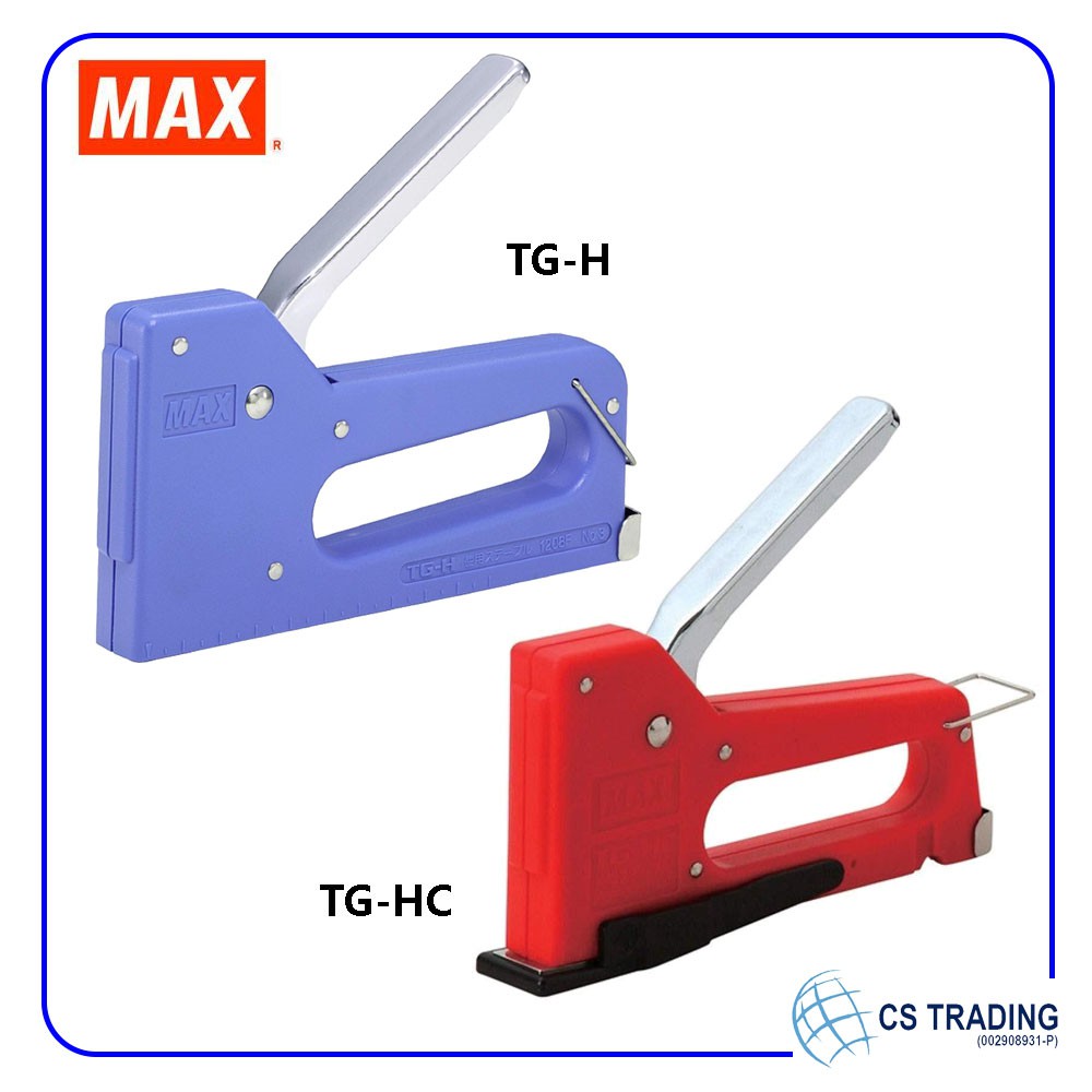 MAX TG-H / TG-HC GUN TACKER (ASSORTED COLORS) | Shopee Malaysia