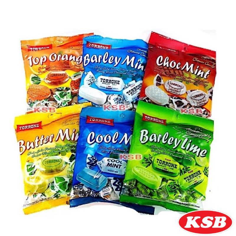 TORRONE CANDY-BARLEY LIME/COOL MINT/BUTTER MINT/CHOCO MINT/BARLEY MINT/ORANGE 150g | Shopee Malaysia