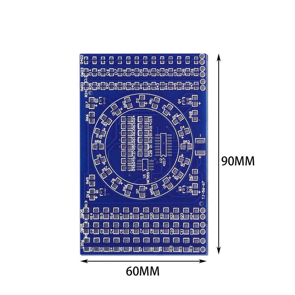 DIY SMD Rotating LED Components Soldering Practice Board Skill Training ...
