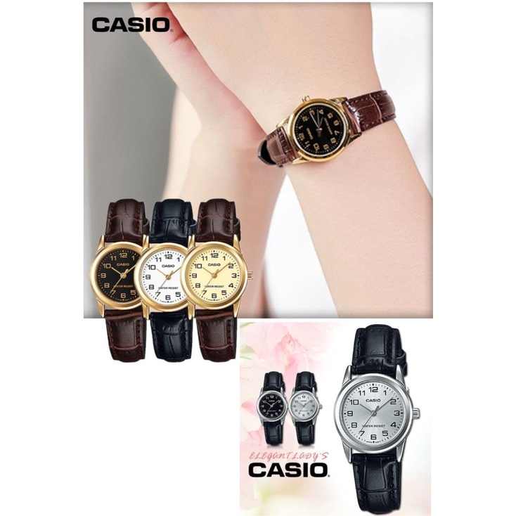 Casio LTP-V001L / LTP-V001GL Series Women's Analog Watch .. | Shopee ...