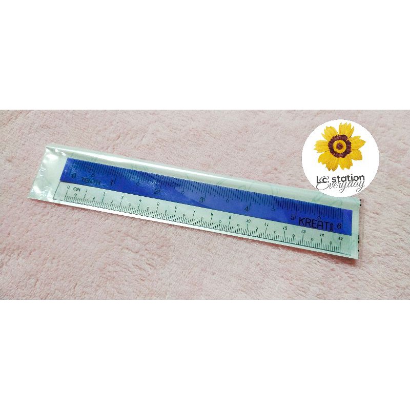 Kreati Stationery Plastic Ruler 15cm / Pembaris Plastik Kreati ...