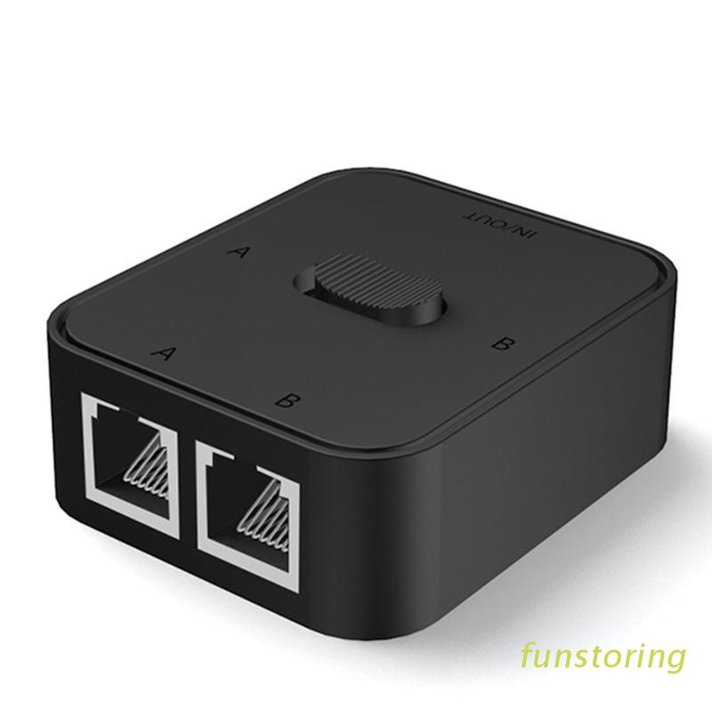 FUN 2 Port Desktop Gigabit Network Switch 10/100 / 1000Mbps Ethernet ...