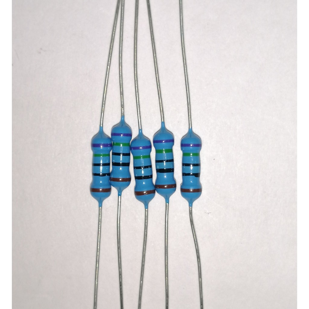 10 PCS 750R ±1% 0.5W, Through Hole Resistor | Shopee Malaysia