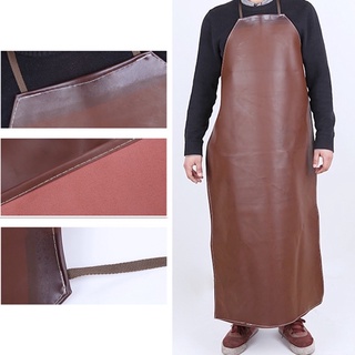 PVC Leather Welding Apron Waterproof 859/ Apron Baju Mesin Rumput Tebal ...