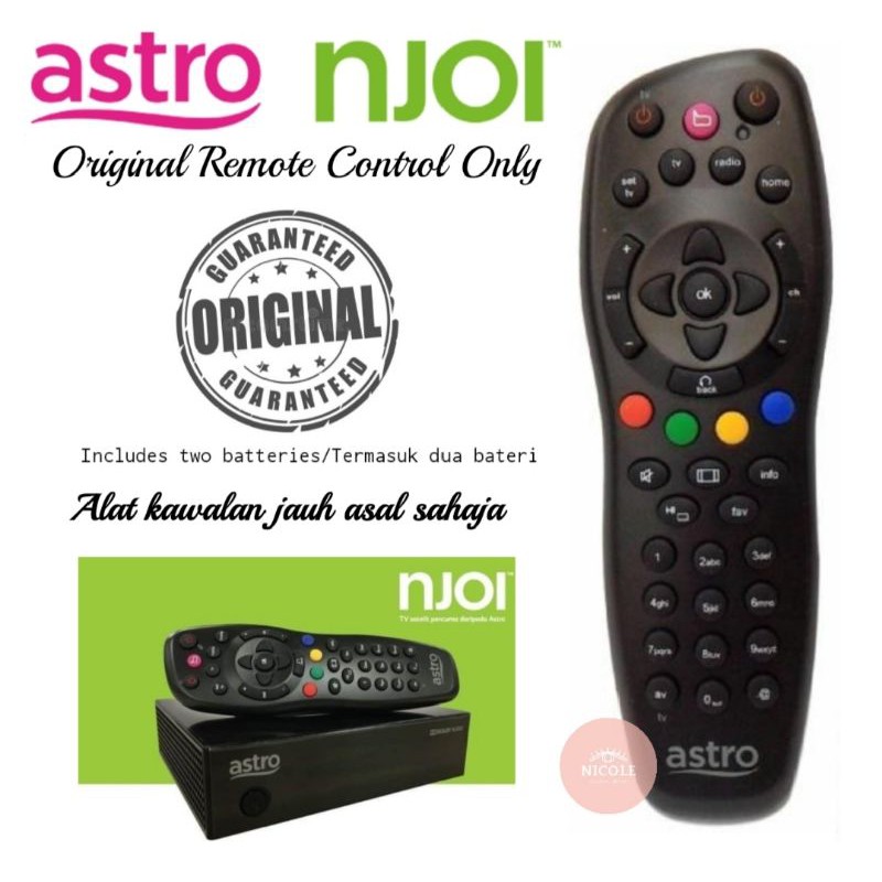 *100% Original* astro Njoi Remote Control ( NO PVR RECORDING BUTTON ...