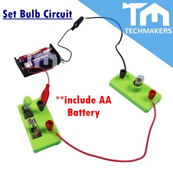Bulb Circuit with Switch, Simple Electric Circuit for Science STEM DIY ...