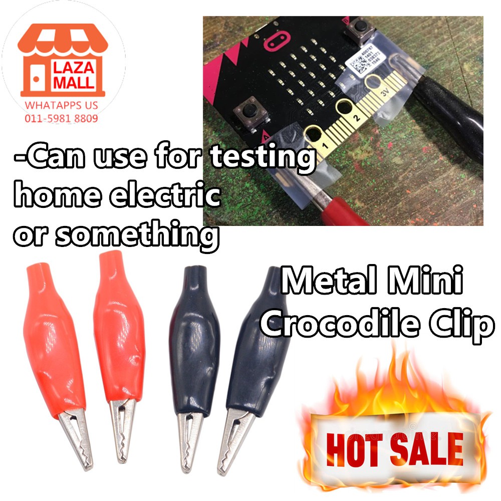 【1Pcs】Metal Alligator Clip 28MM Crocodile Clip Chuck With Small ...