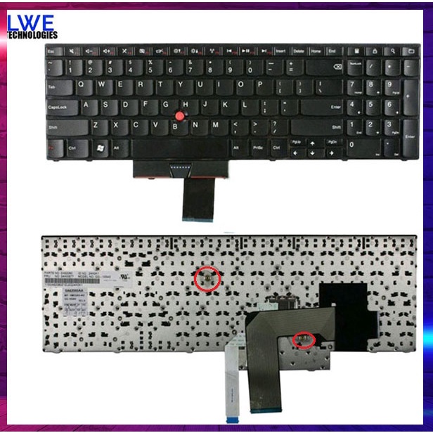 LENOVO IBM ThinkPad E520 e520s E525 in English black laptop keyboard ...