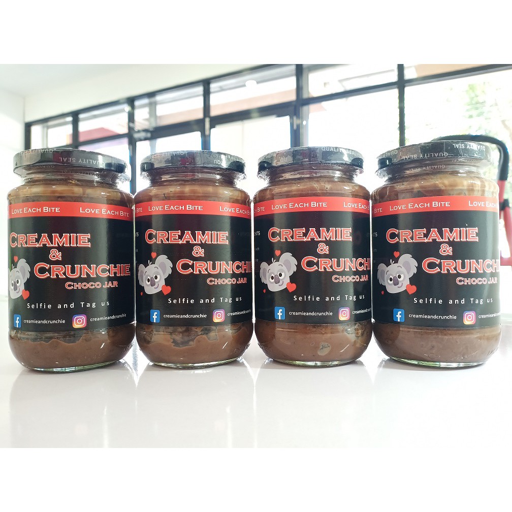 Choco Jar Baby Crunch Creamie and Crunchie Fully Airtight Sealed Muslim ...