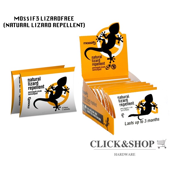 [READY STOCK] MOSSIF3 LIZARDFREE (NATURAL LIZARD REPELLENT) | Shopee ...