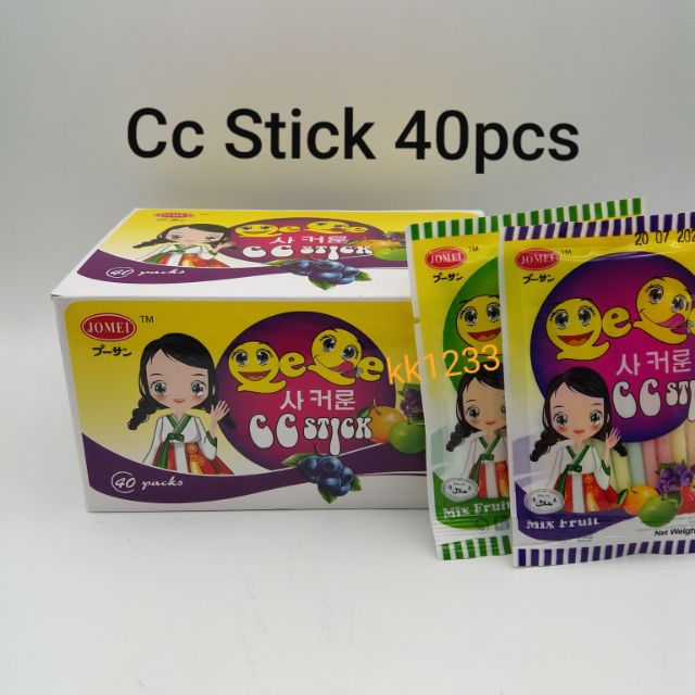 (Outer) Cc Stick 40pcs Mix Fruit Jomei Jelly Yogurt | Shopee Malaysia