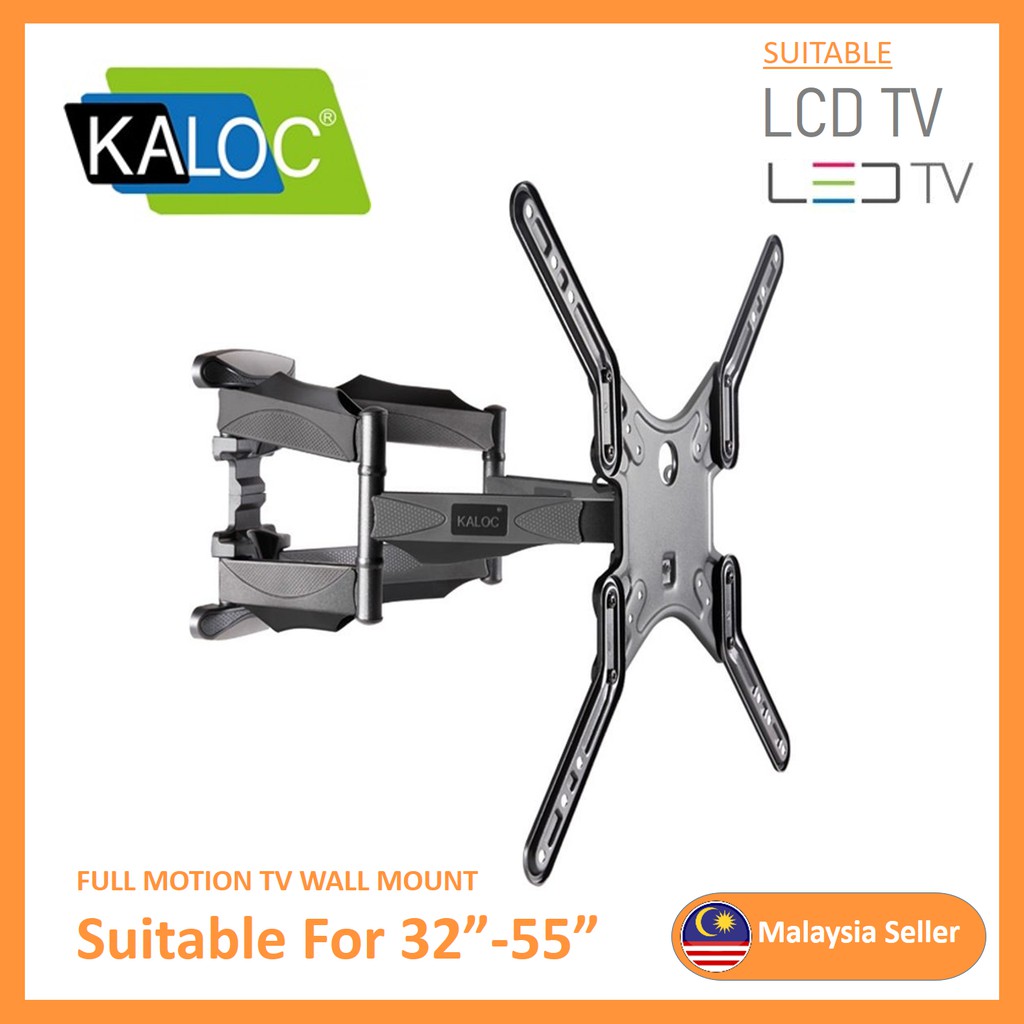 KALOC 32"-55" X5 DOUBLE ARM FULL MOTION LED/LCD FLAT TV WALL MOUNT ...