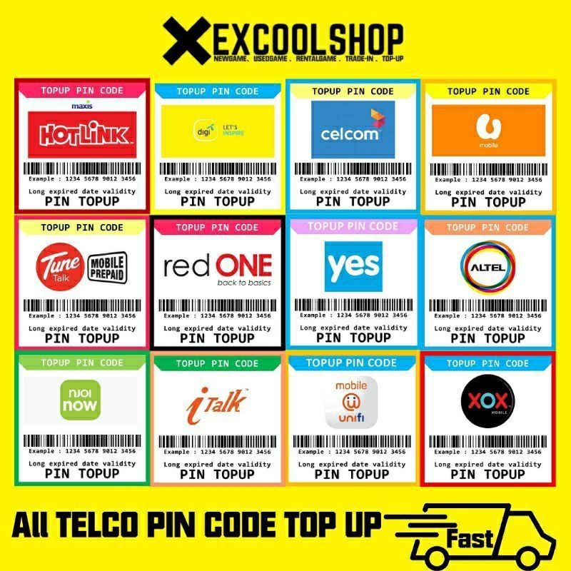 Prepaid PIN Topup Reload PIN & DIRECT Celcom/Hotlink/Maxis/Digi/Umobile/TuneTalk/Yes/Redone/Xox ...