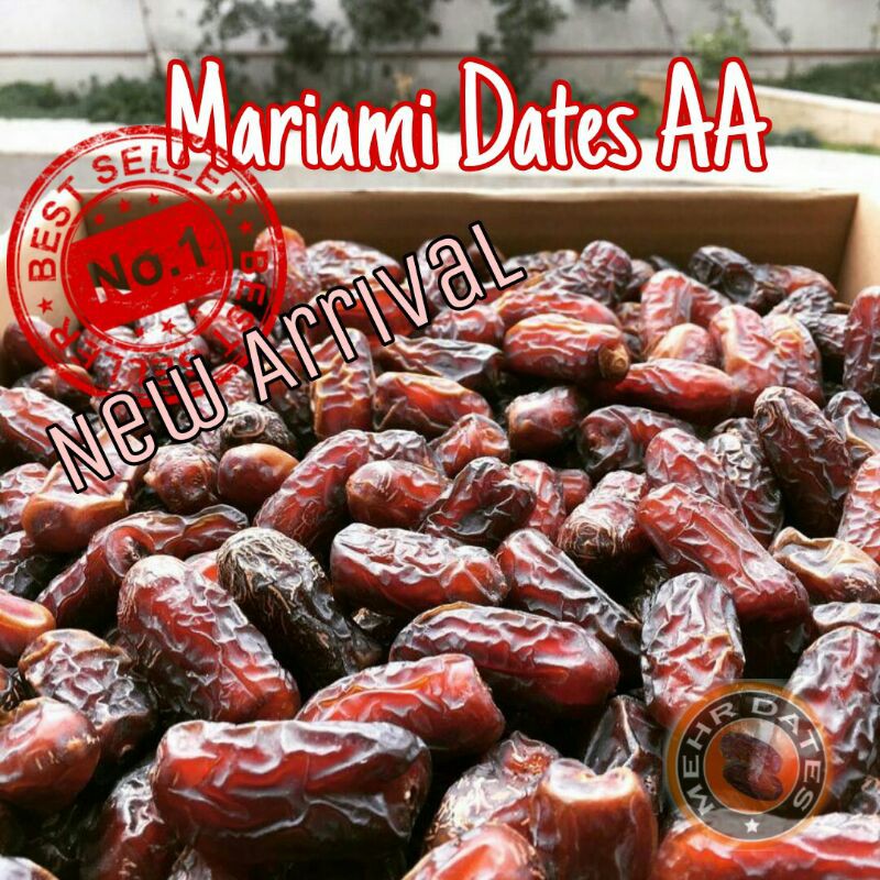 Kurma Mariami AA/ Mariami Dates Organic. Kurma Piarom Mariami AAA ...