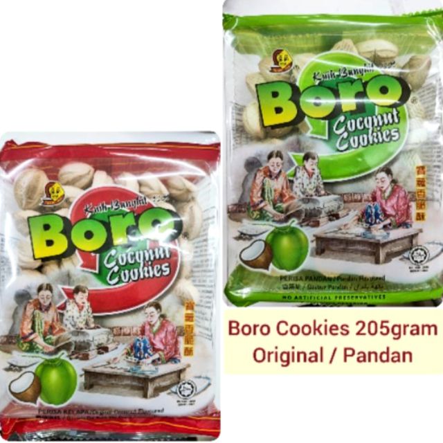 Ready Stock Boro Coconut Cookiespandan Cookies Bangkit Shopee Malaysia
