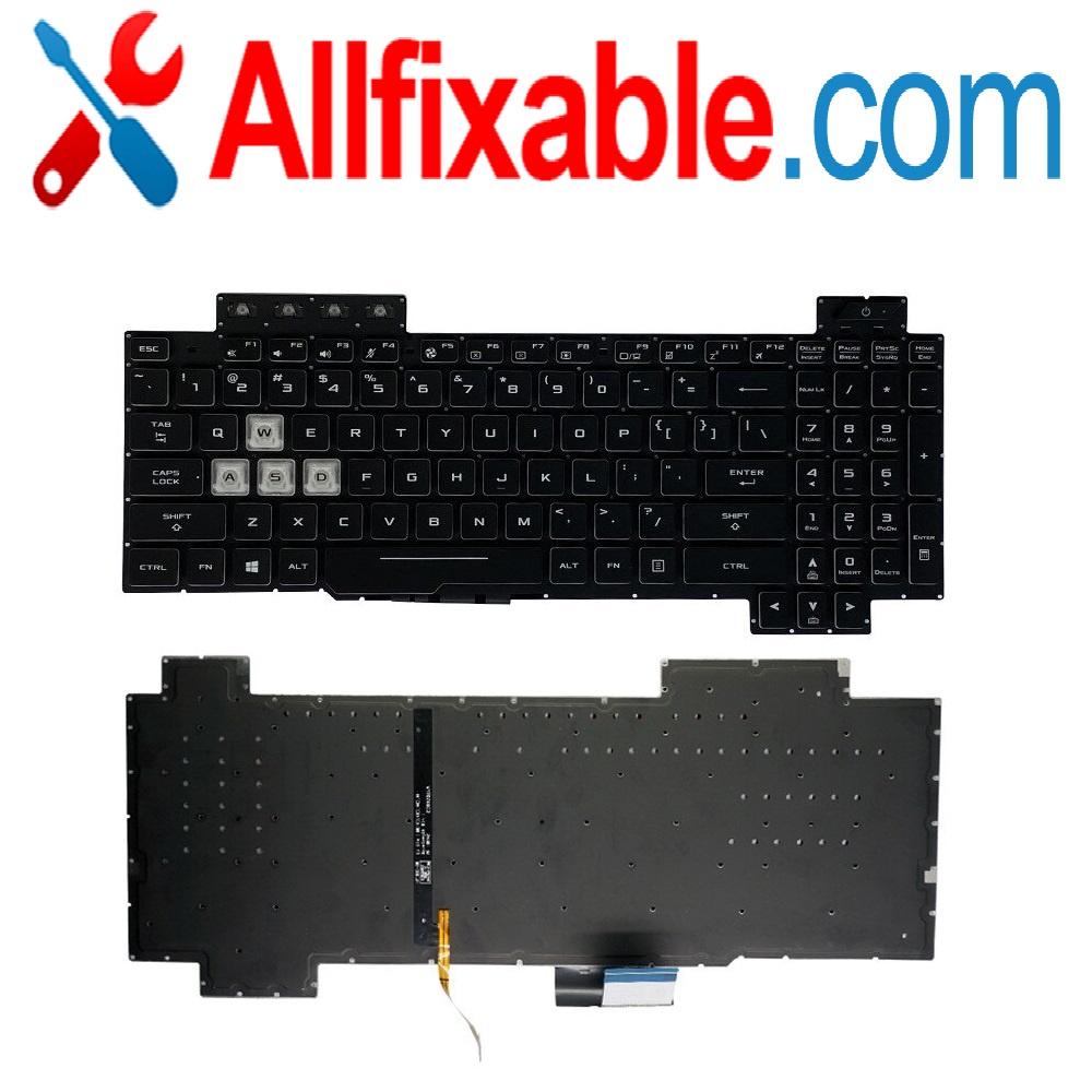 Asus TUF Gaming FX505 FX505D Backlit Laptop Replacement Keyboard ...