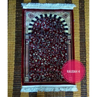 PREMIUM KARPET SEJADAH RAUDAH RAUDHAH MASJID NABAWI TEBAL | Shopee Malaysia