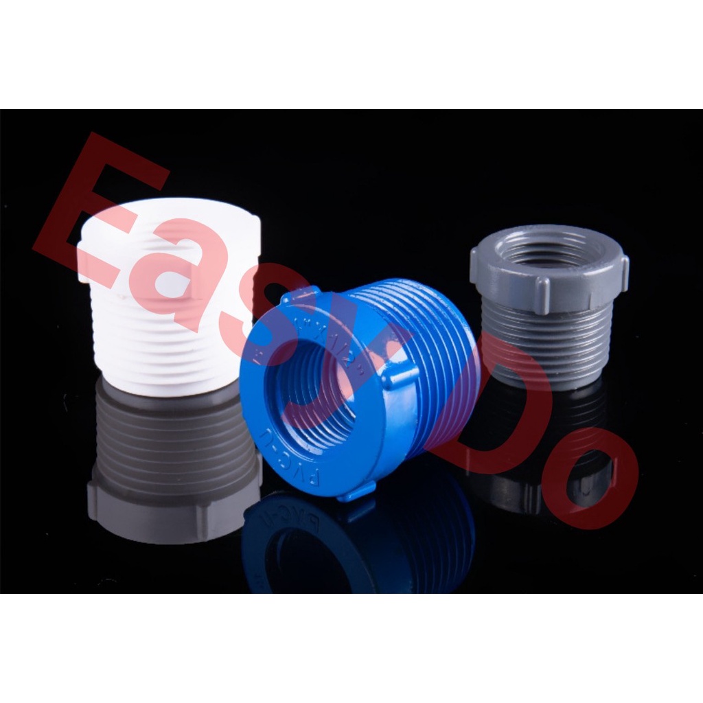 PVC PIPE FITTING POLY REDUCING BUSH 1/2 inch / 3/4 inch / 1 inch ...