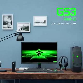 PLEXTONE GS3 Mark II Virtual 7.1CH USB Sound Card External Audio Card 3 ...