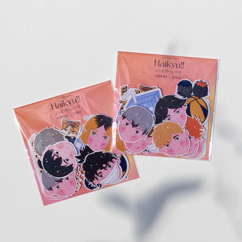 Haikyuu Sticker Pack (18 pcs) | Shopee Malaysia