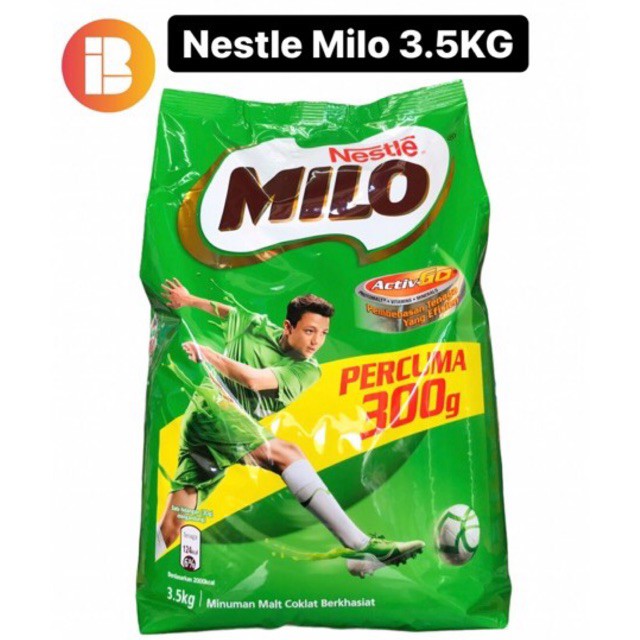 Nestle Milo 3.2KG + FREE 200G / Milo 3.5KG [SHIP IN 24 HRS] | Shopee ...