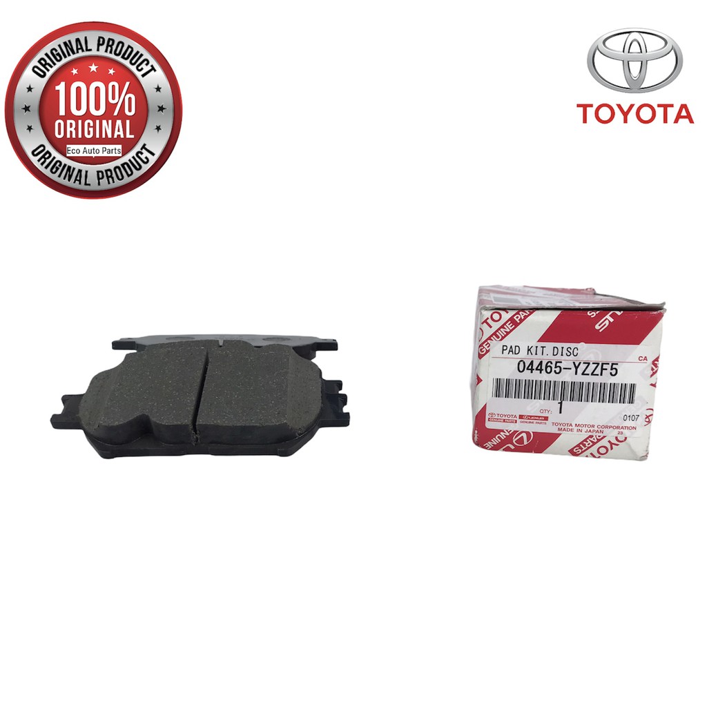 Toyota Camry Acv30 Wish Zne10 Zge20 Brake Pad Front Rear Genuine Part ...