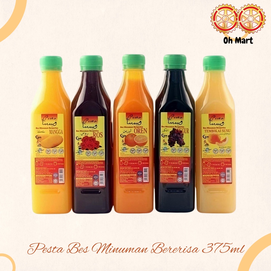 Pesta Bes Minuman Berperisa 375ml | Shopee Malaysia