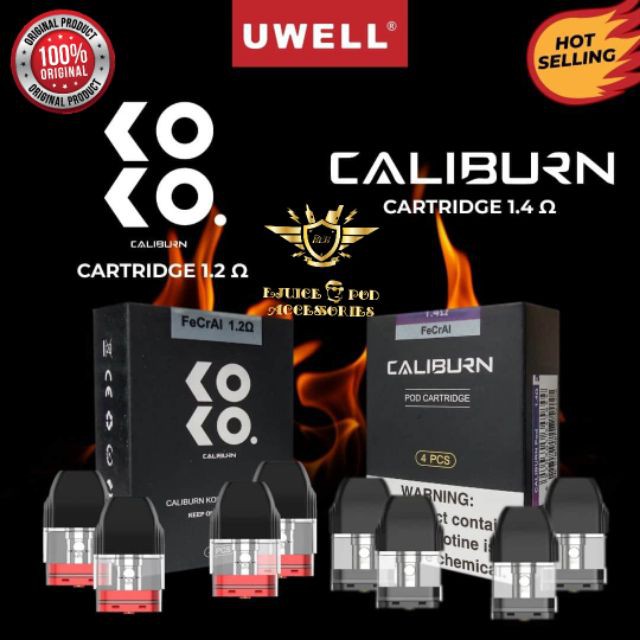 Catridge aladdin pro aladin pro caliburn koko 100% Original Uwell ...