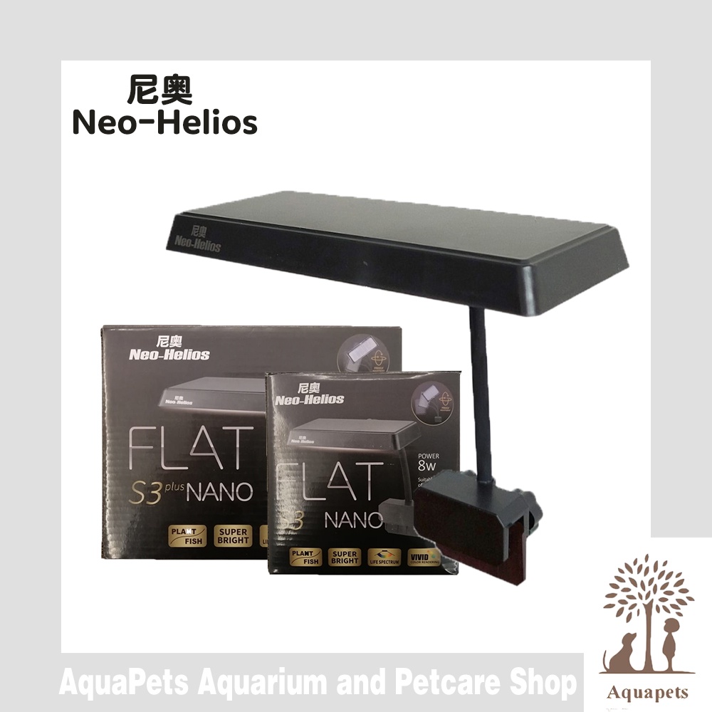 Neo Helios Flat Nano S3 Full Spectrum LED Planted Tank Light WRGB Nano ...