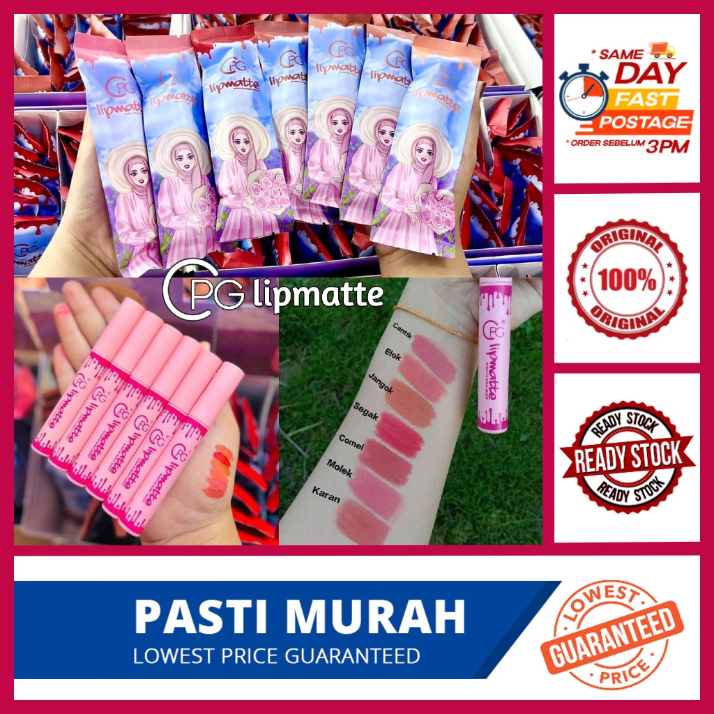 CPG Lipmatte / New CPG Cosmetics Lip Matte Pek Baru / CPG Lipmate Elok ...