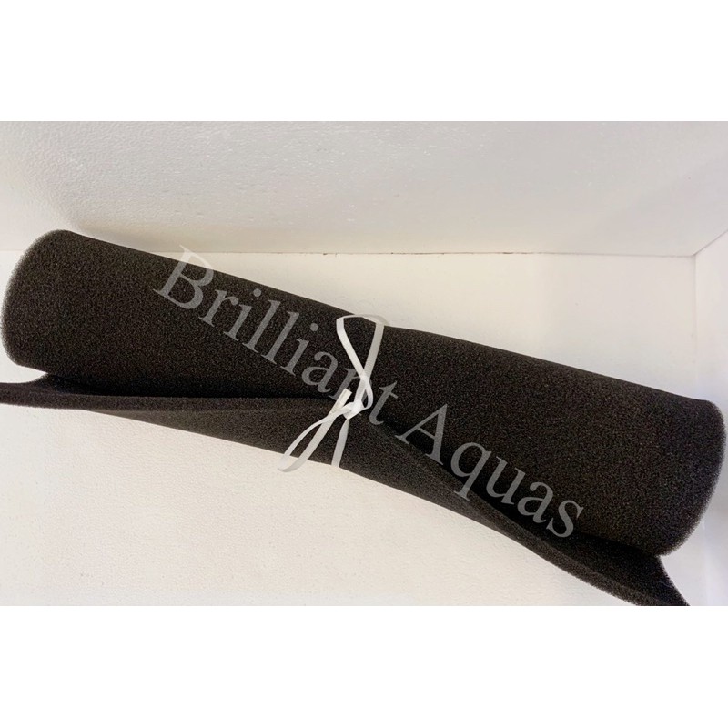 Black Bio Filter Mat For Koi Fish Pond & Aquarium 1 Meter x 1 Meter x 2 ...