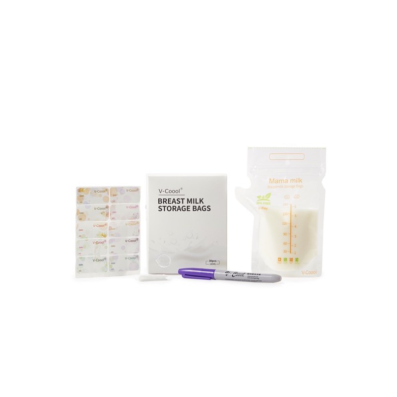 Plastik Susu (Breastmilk storage 5oz + free label sticker) | Shopee ...