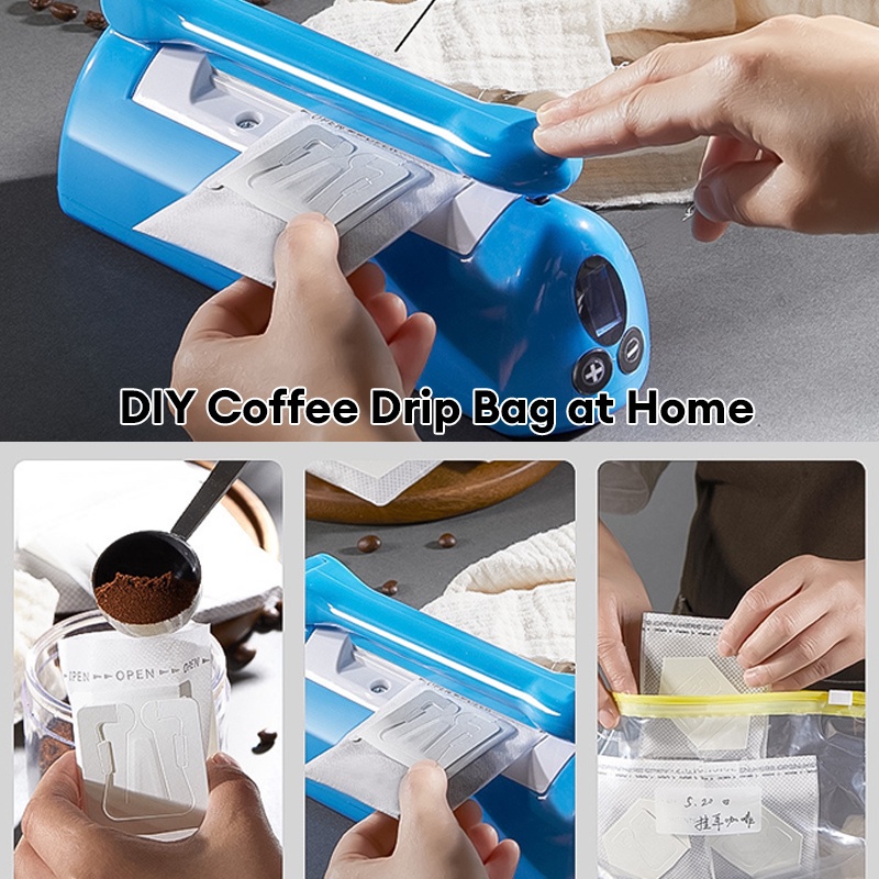 PAKCHOICE Espresso Coffee Filter Drip Bag 50's Double Hanging Ear ...