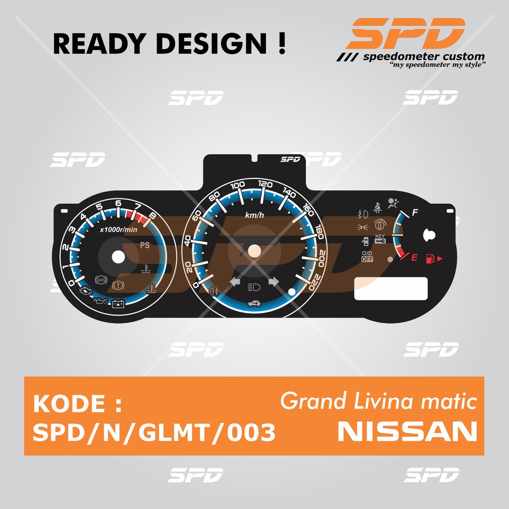 [PRE ORDER] Panel Speedometer Custom Nissan Grand Livina Automatic ...