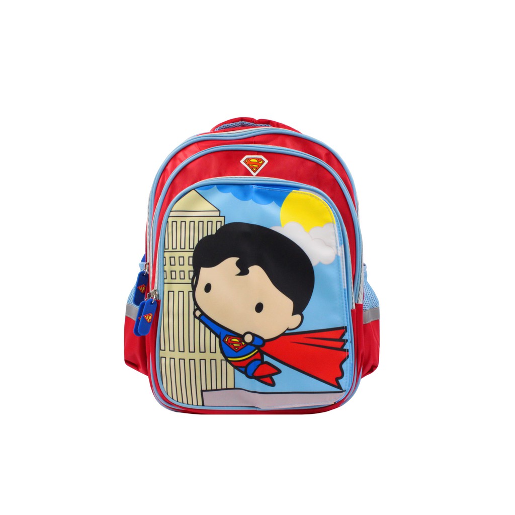 Dc Comics Justice League Chibi Superman Backpack - Red Colour | Shopee ...
