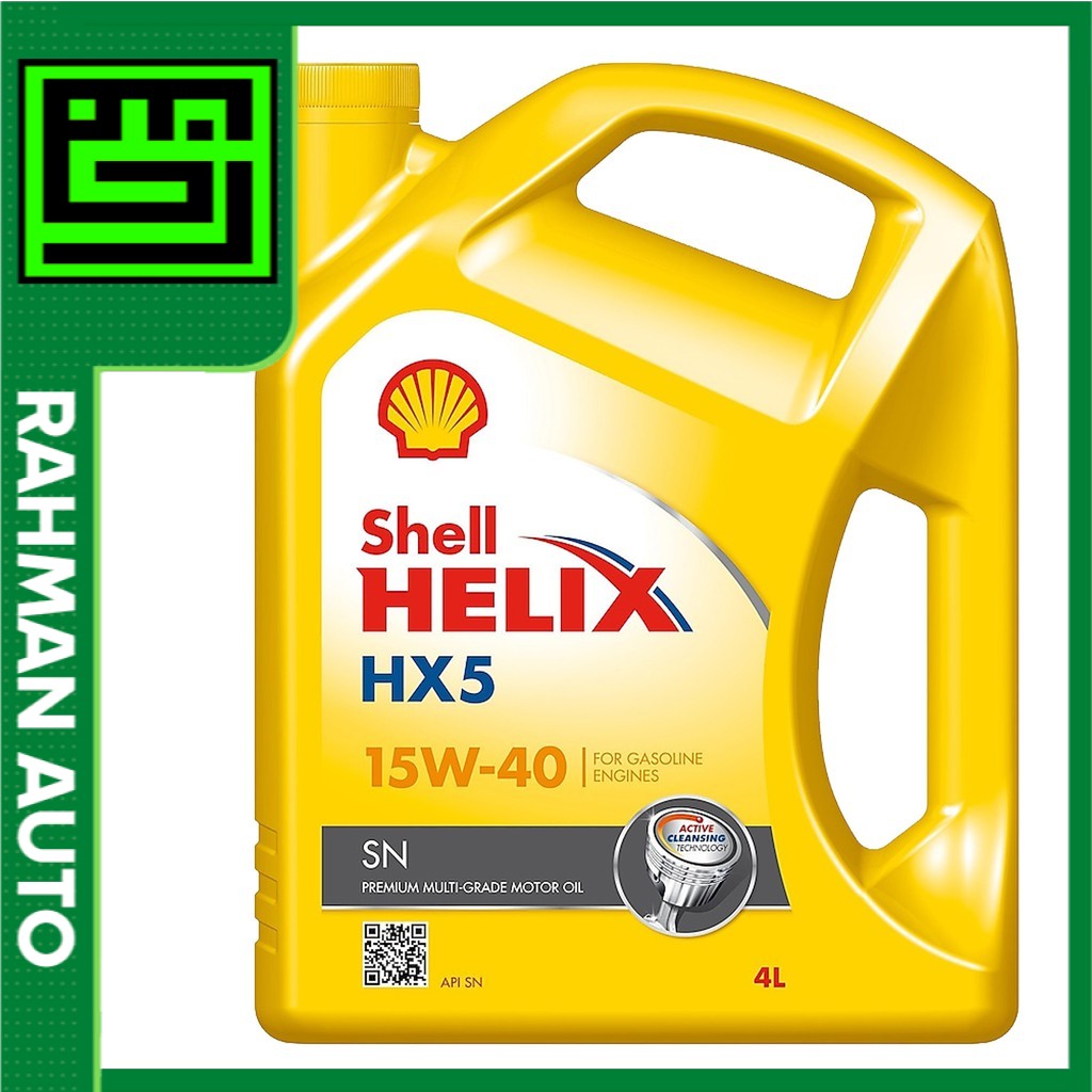 SHELL HELIX HX5 15W40 ENGINE OIL (4L) | Shopee Malaysia