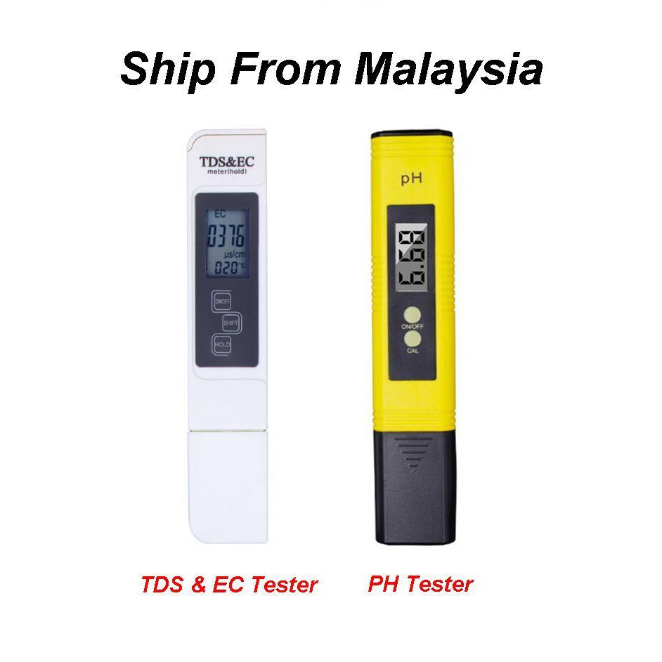 PH Meter / TDS & EC Meter Monitor Temp Water Tester - Ready Stock ...