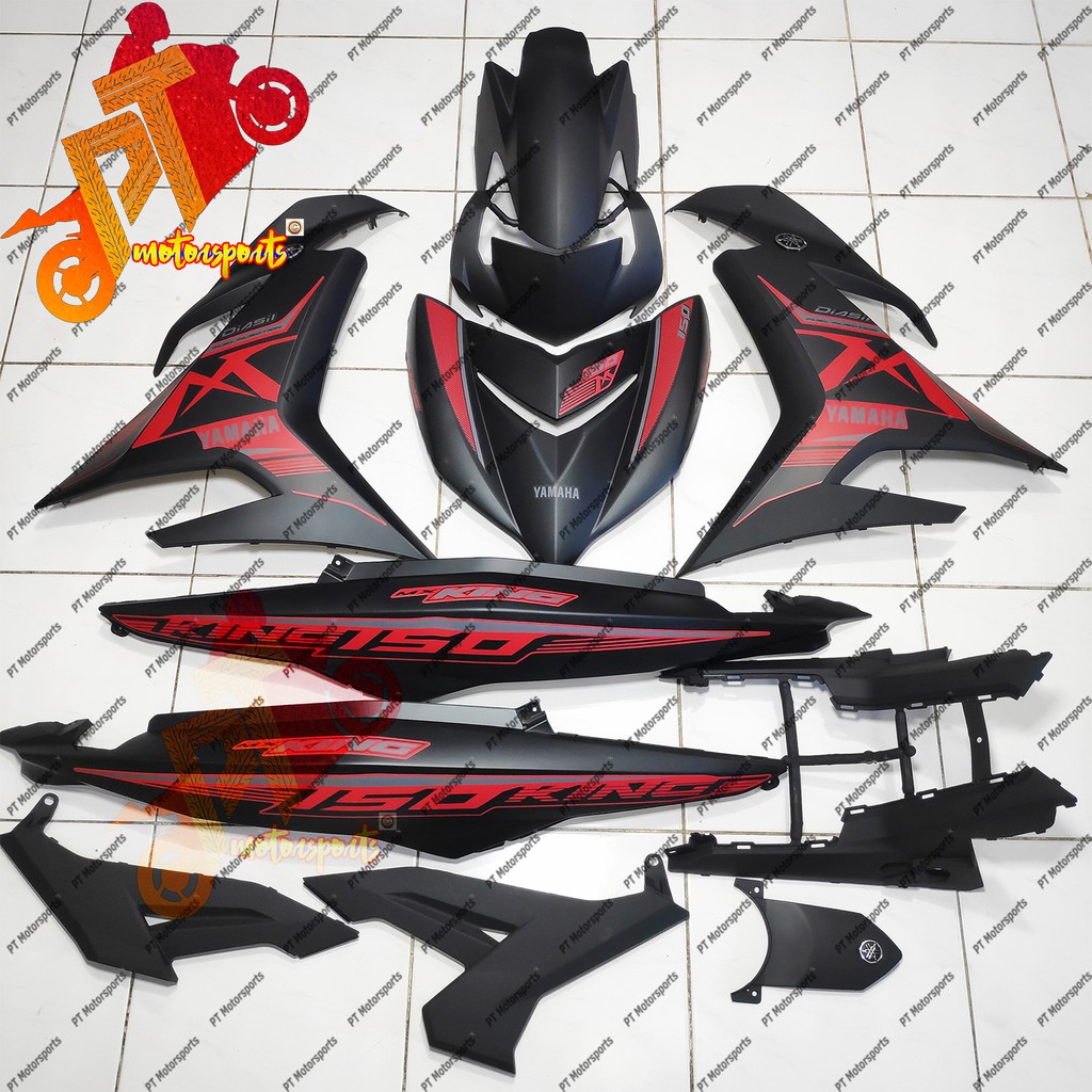 Yamaha Y15ZR Y15 V1 V2 Cover Set Matt Black MX King Black Tanam Matt 2K Velozi | Shopee Malaysia