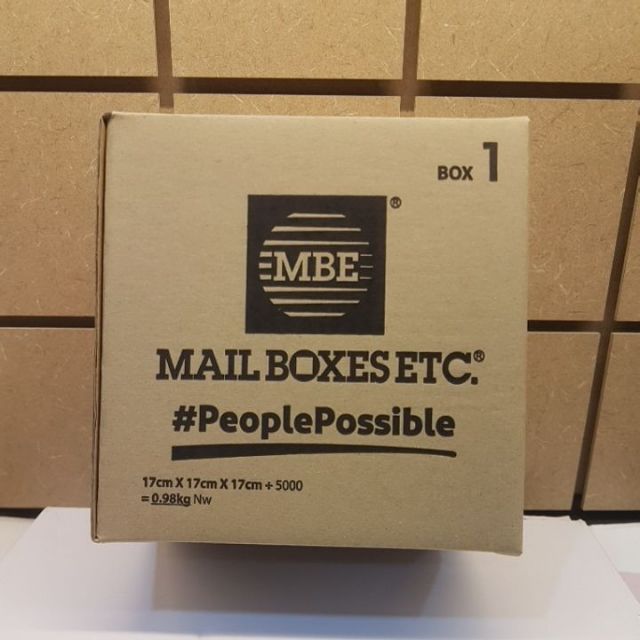 MBE Box 1 Packaging Box Corrugated Carton Box Kotak Packing | Shopee ...