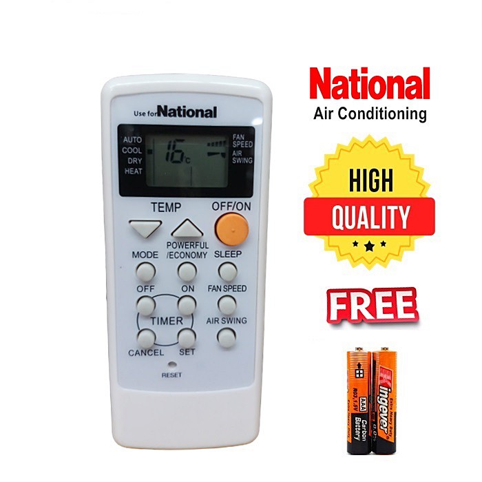 Panasonic NATIONAL Air Cond Remote Control Air Cond Conditionings ...