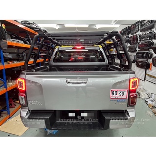 Isuzu D-max Dmax Bed Rack Frame Roll bar Bed Rack Camping Roof Top Tent ...