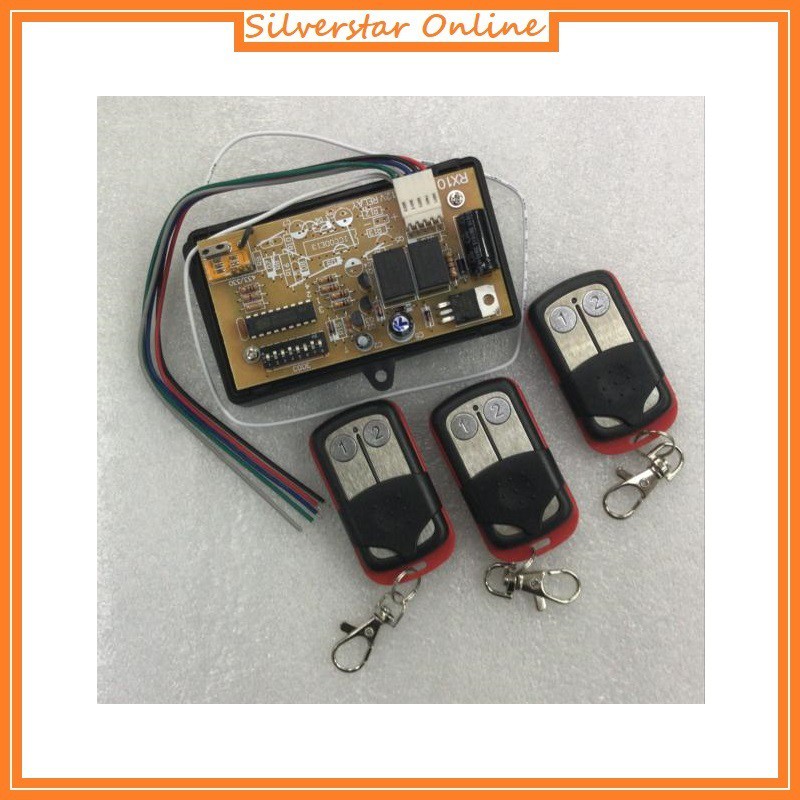 Autogate Remote Control Set With 3 Transmitters & 1 Receiver 433mhz ...