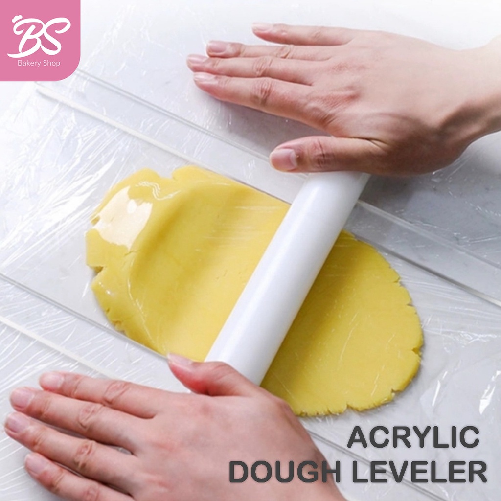 【BS Acrylic Dough Leveler 亚克力擀面平衡尺】Cookies Rolling Balance Ruler 4mm ...