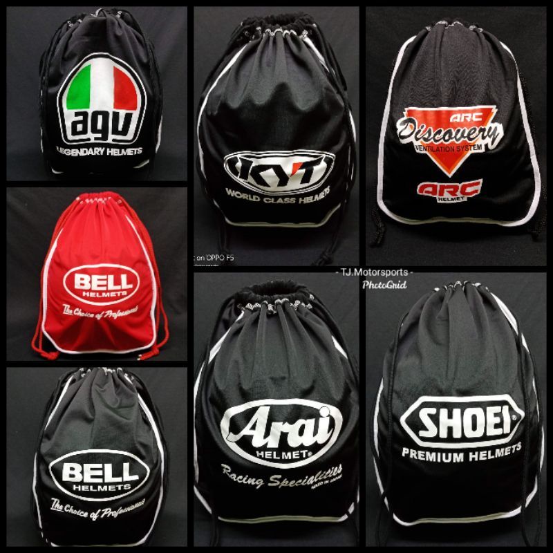 Beg Helmet Jerut Tebal Kain Baldu Shoei Arc Kyt Helmets | Shopee Malaysia